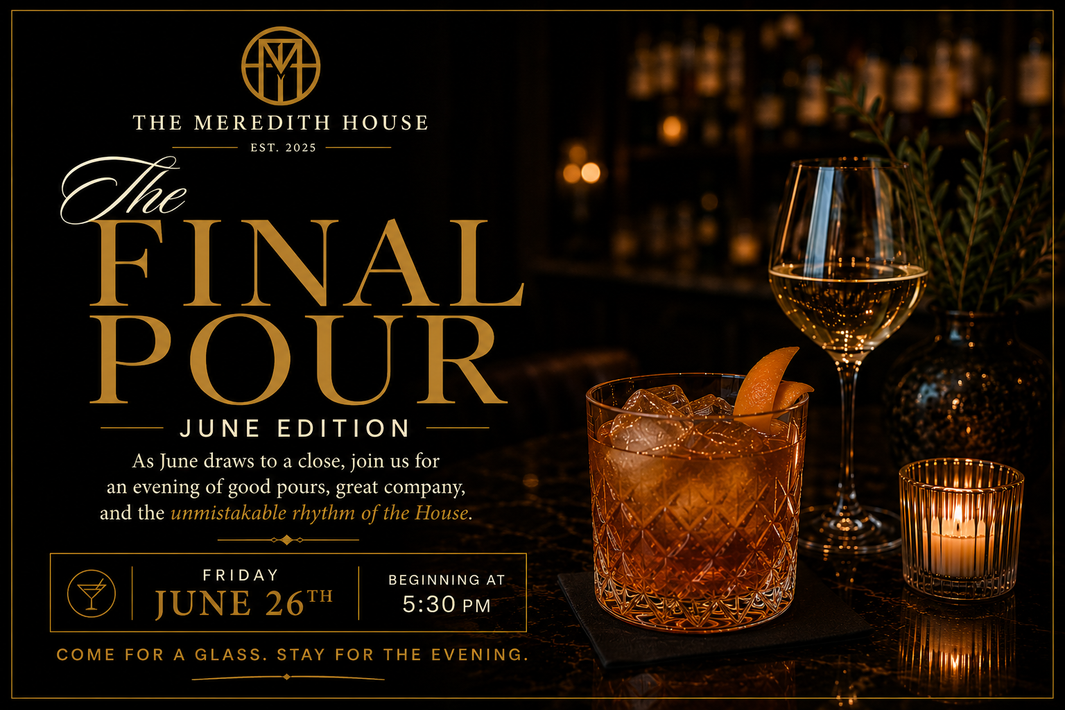 Events from May 7 – June 4 – The Meredith House